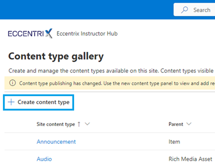 Content Types in SharePoint Online | Eccentrix Corner